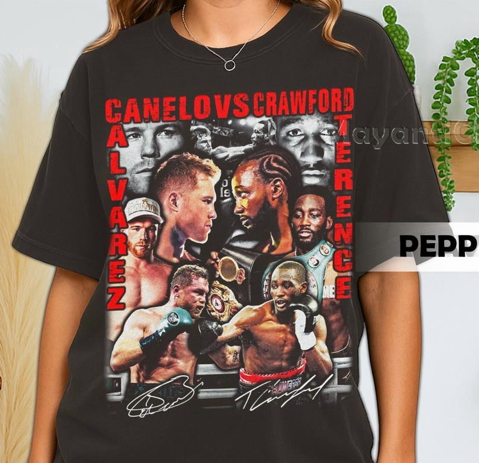 Canelo Alvares VS Terence Crawford T-Shirt, Canelo VS Crawford Boxing ...