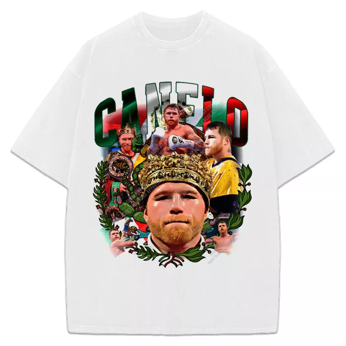 Canelo Alvarez Saul Mexico Goat Boxing Graphic T-Shirt - Walmart.com