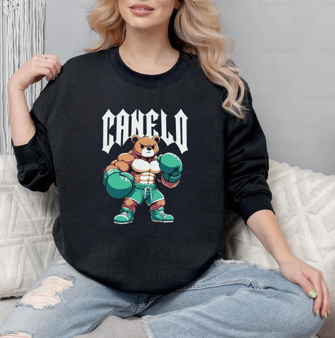 Canelo Alvarez Teddy Bear Sweatshirt for Boxing Fans, for men & women ...