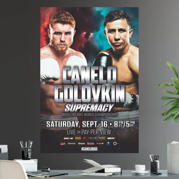 Canelo Alvarez Vs Gennady Golovkin Poster Bundle the Trilogy ...