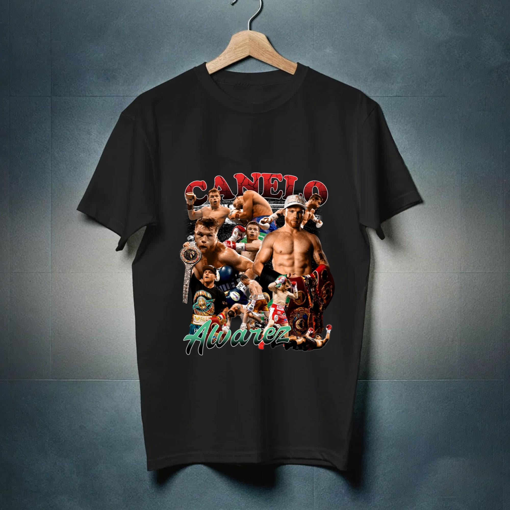 Canelo Alvarez t-shirf Boxing Mexican Fighter-TH7044 - Walmart.com