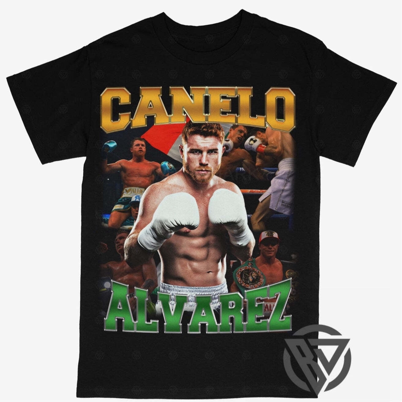 Canelo Alvarez t-shirf Boxing Mexican Fighter - Walmart.com