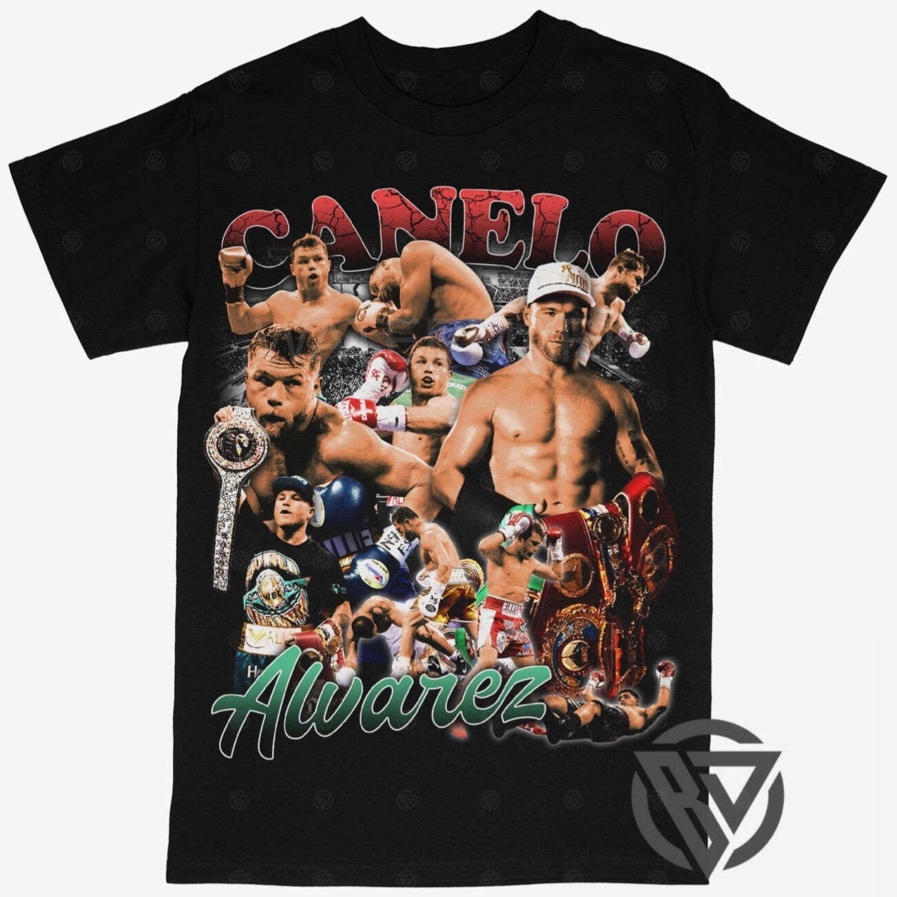 Canelo Alvarez t-shirf Boxing Mexican Fighter - Walmart.com