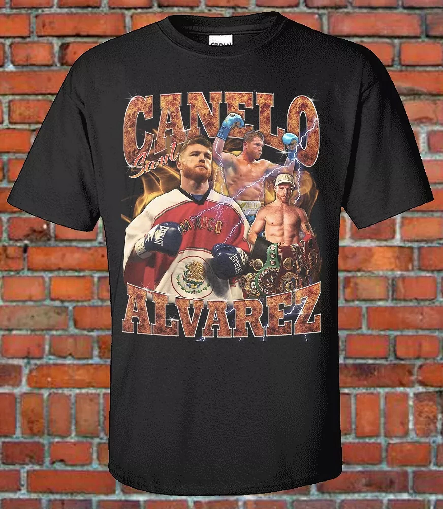 Canelo Boxing 90S Style Bootleg Tee Art Graphic T-Shirt Hot Trending ...