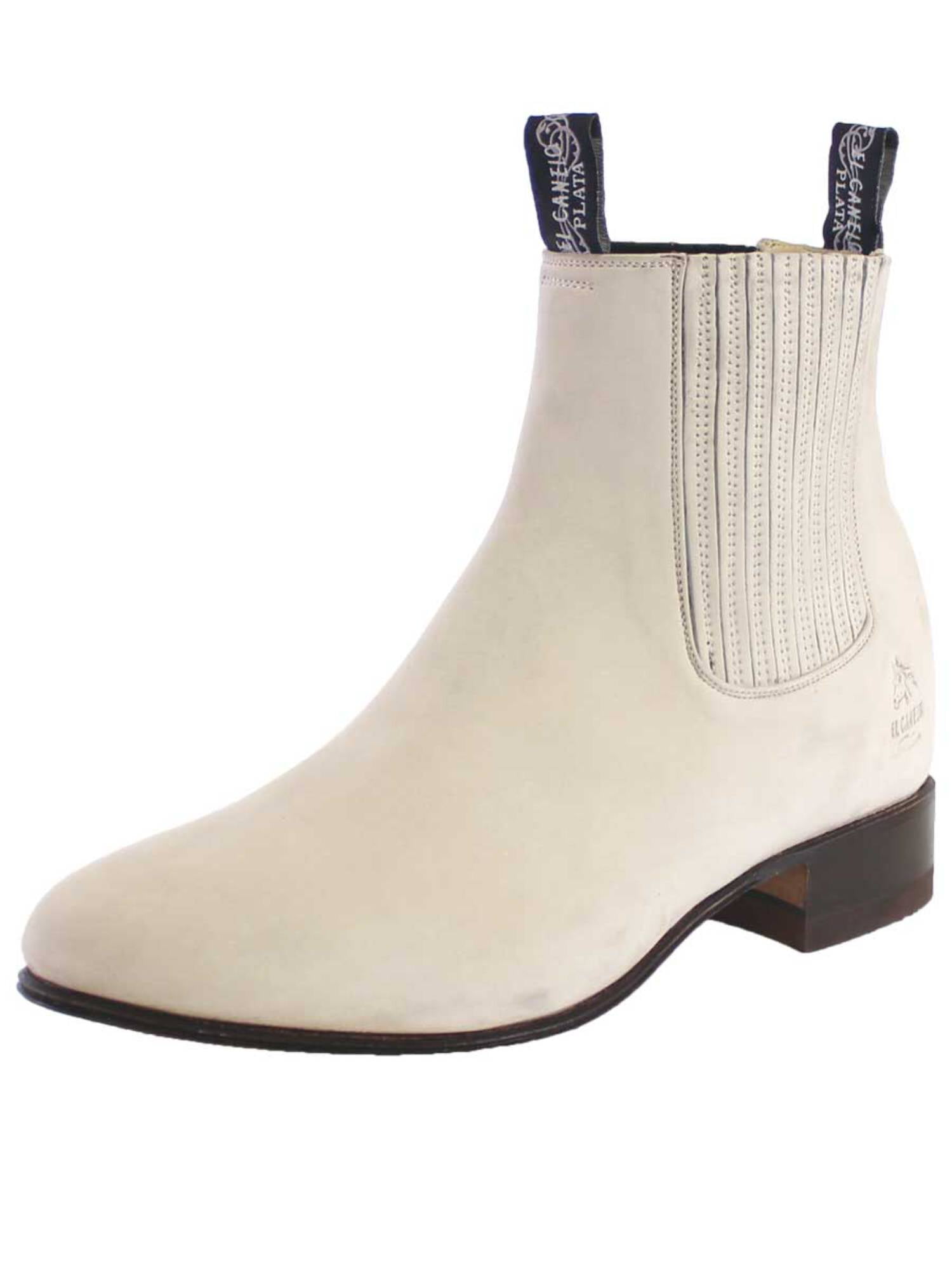 Canelo Charro Boot Suede In Bone 229 - Walmart.com