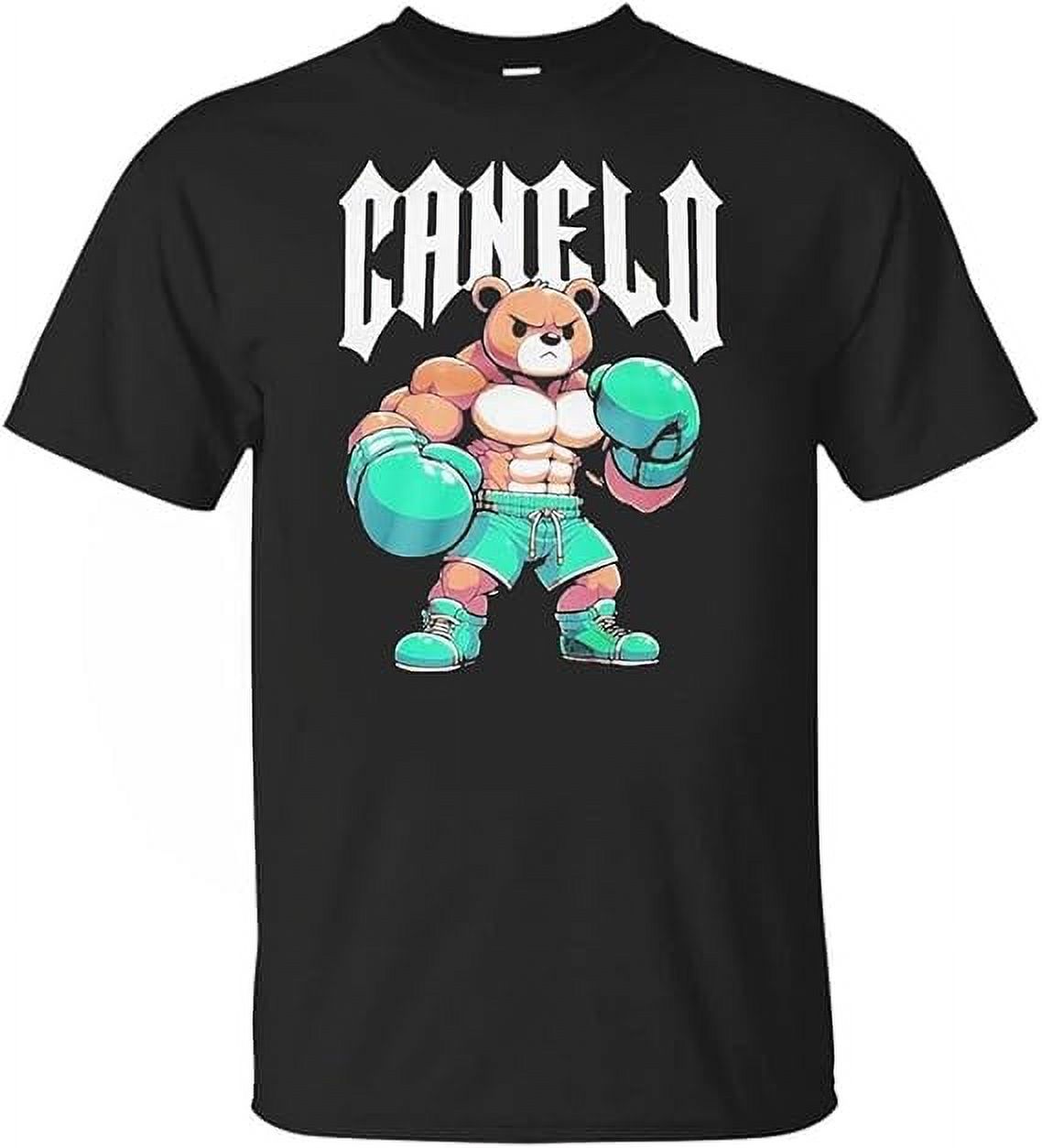 Canelo Teddy Bear Shirt - Saul Canelo Alvarez Boxing Bear T-Shirt Black ...