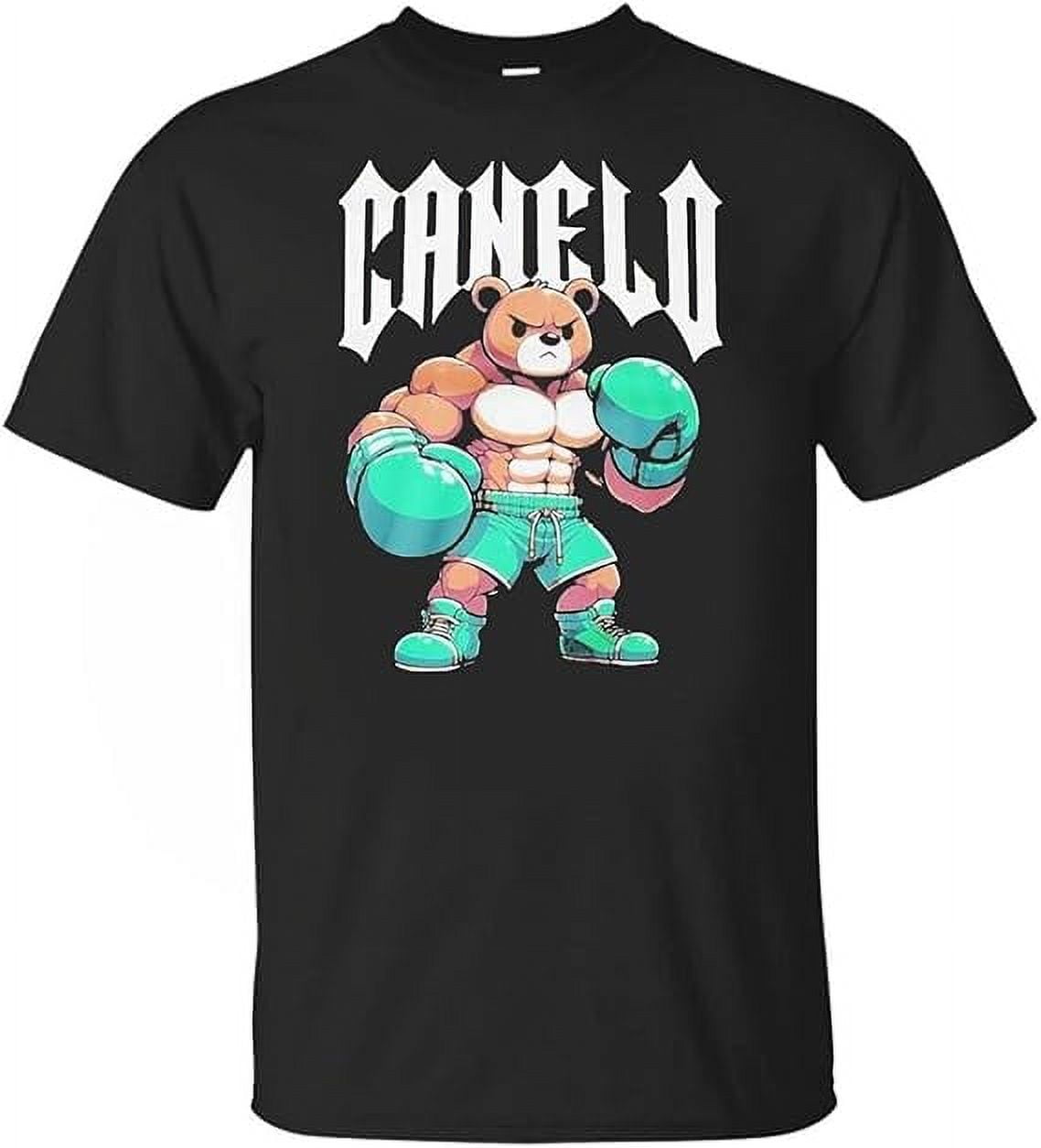 Canelo Teddy Bear Shirt - Saul Canelo Alvarez Boxing Bear T-Shirt Black ...