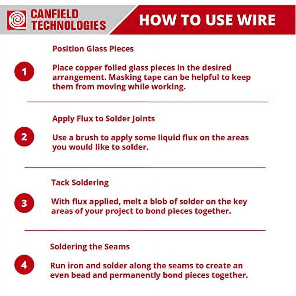 Canfield 60/40 solder for stained glass - Walmart.com