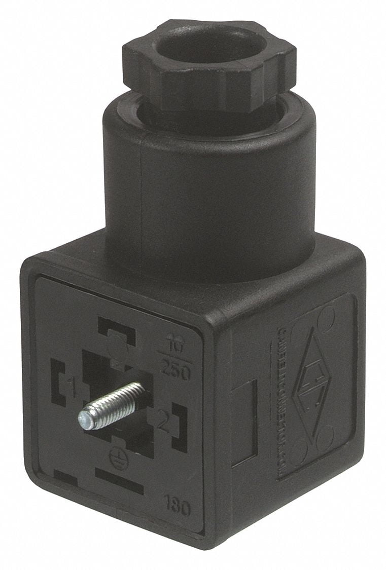 Canfield Industries Solenoid Valve Connector,Form A ISO Din G5100 ...