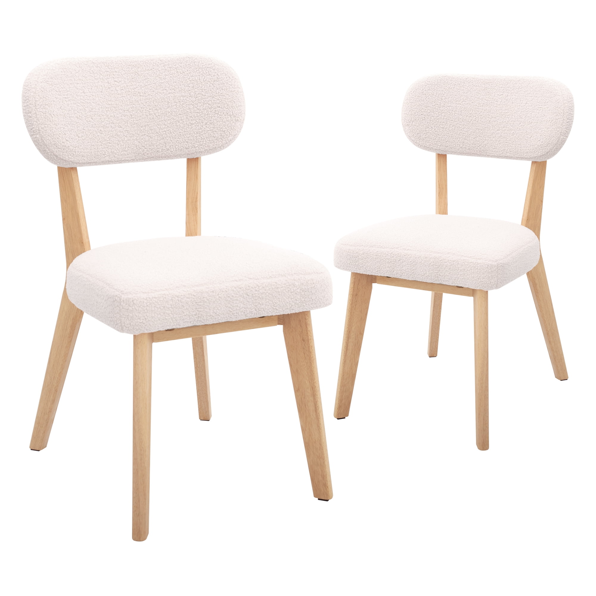 CangLong Mid Century Modern Velvet upholstered with Wood legsWood, Set ...