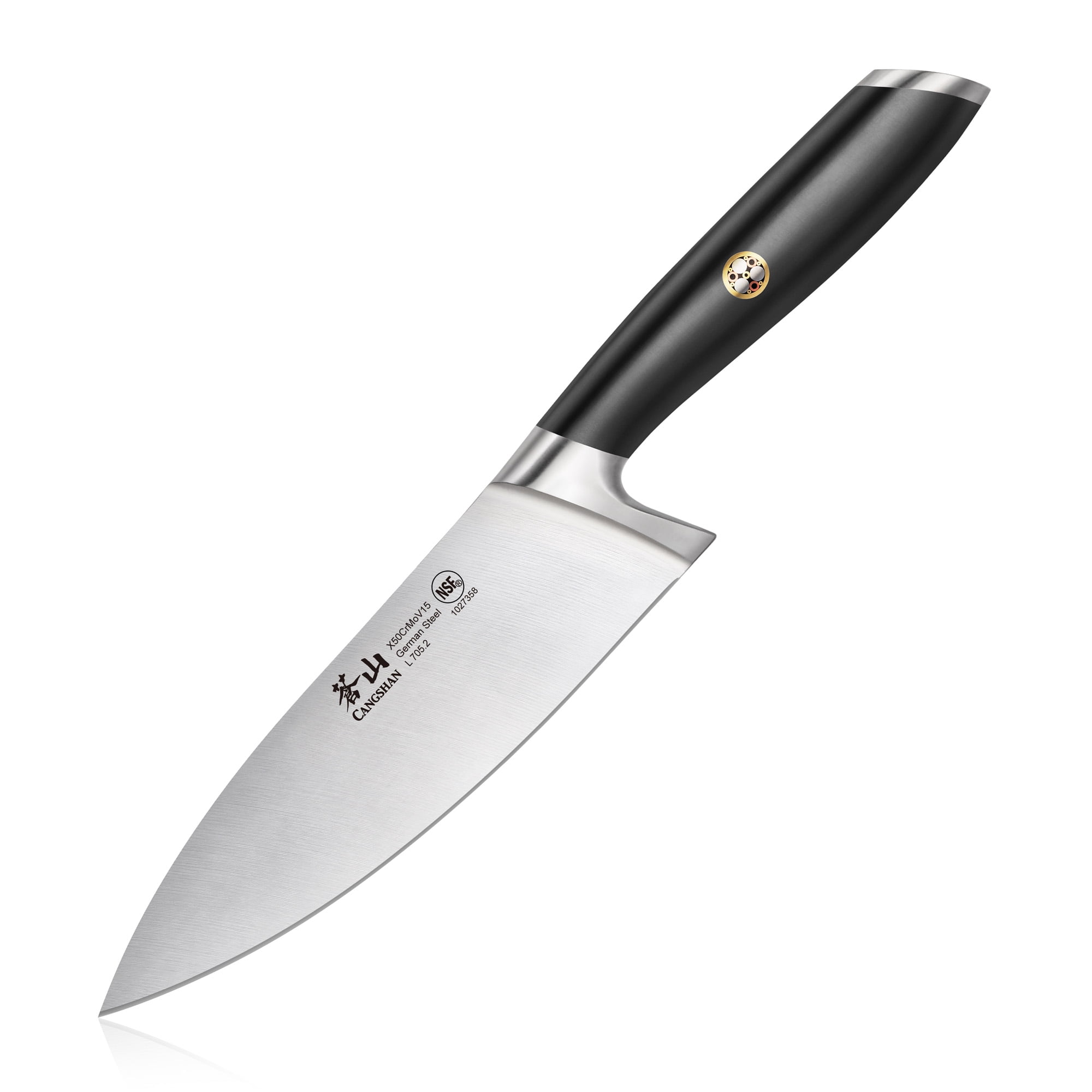 Cangshan L Series 1027358 German Steel Forged 6" Chef's Knife - Walmart.com