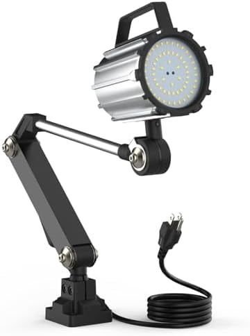 Cangzhoucl Wood Lathe Light, 18W Swing arm Machine Work Light, 1800 ...