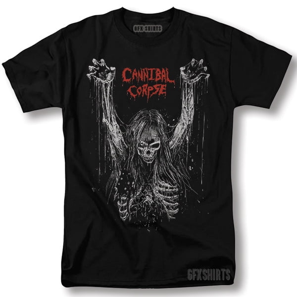 Canibal Corpse Shirt Rock Merch Concert Tour Vntg Graphic Design T ...