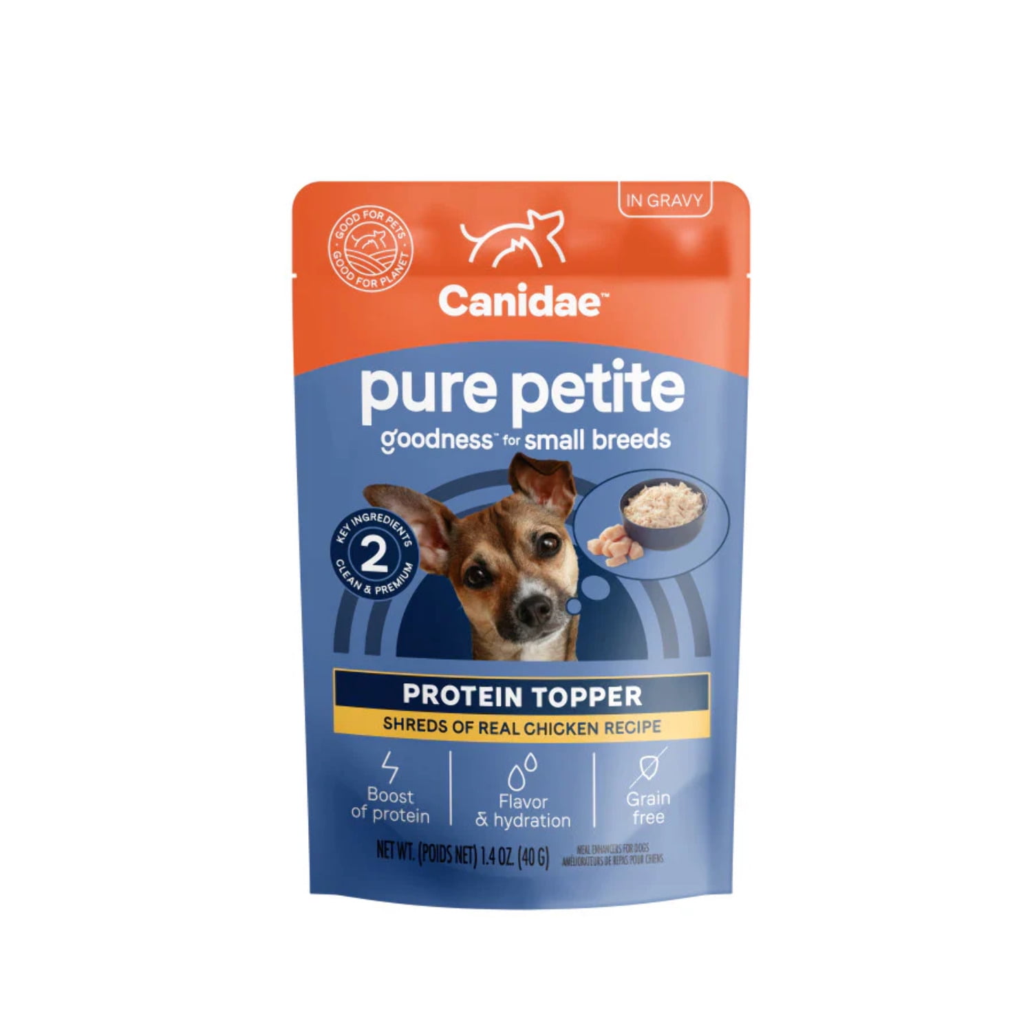 CANIDAE PURE goodness Freeze-Dried Raw 3-in-1 Treat/Topper/Mix-In Beef ...