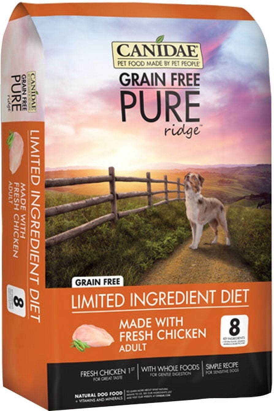 Canidae PURE Grain Free, Limited Ingredient Dry Dog Food, Bison, Lentil ...