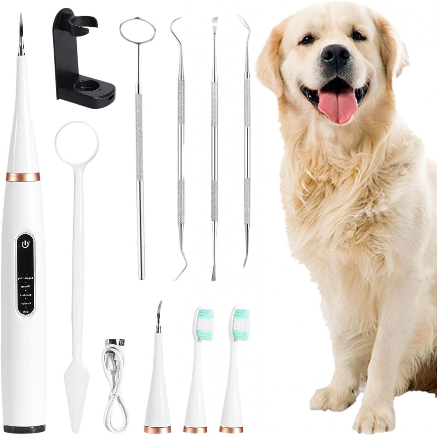 Canident - Sonic Tooth Cleaner for Dogs, Rarepet Dog Teeth Cleaner ...