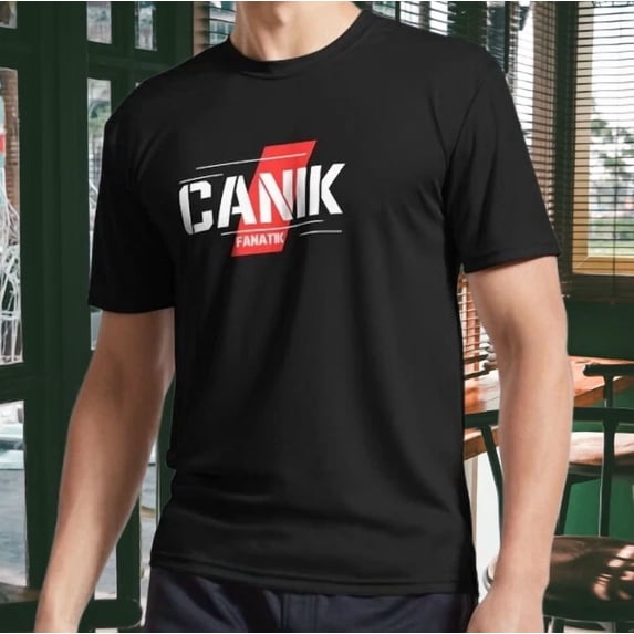 Canik Fanatik Black Red Active T-Shirt Logo T-Shirt Funny Size S to 5XL ...
