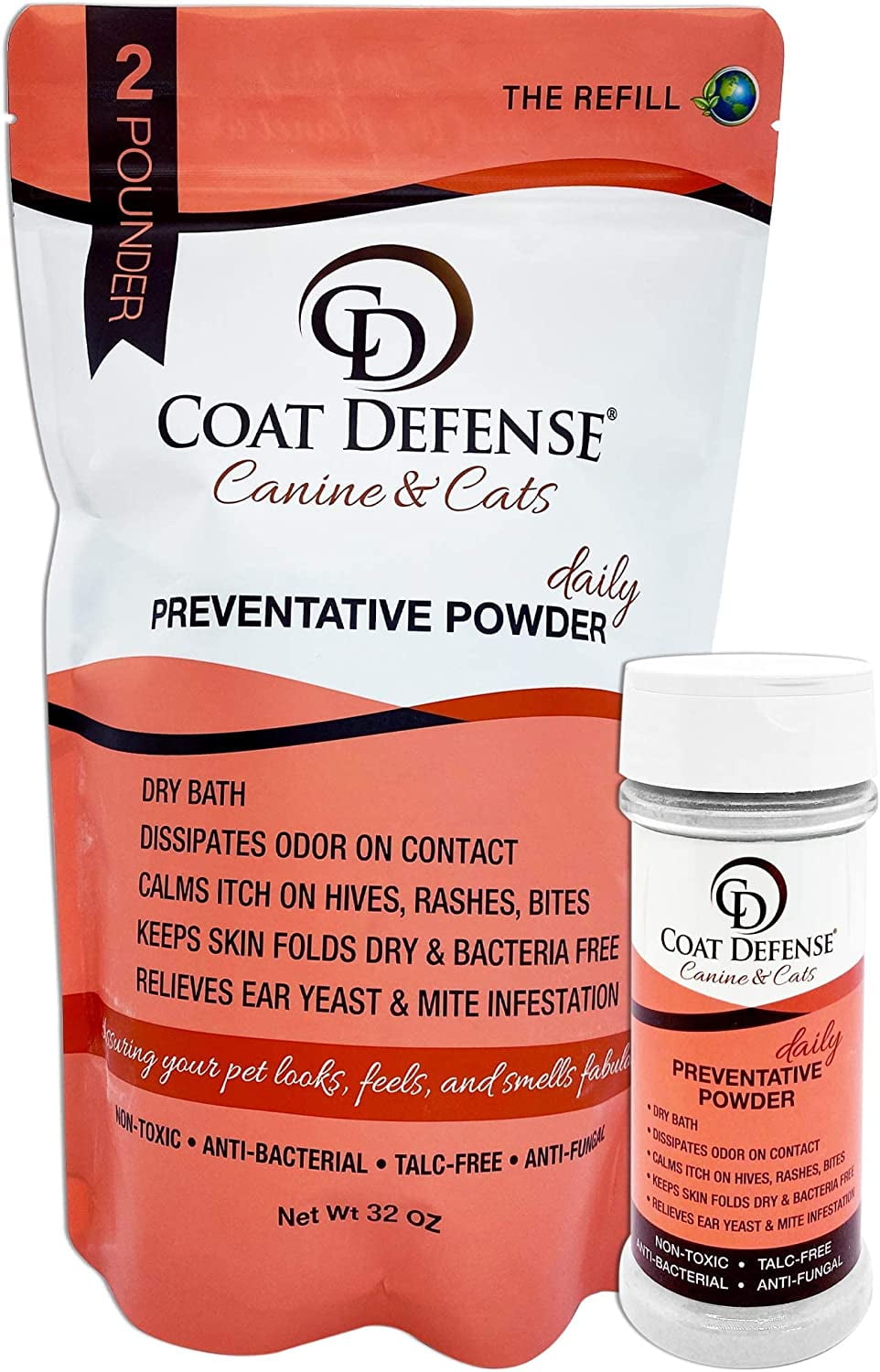 Canine Daily Preventative Powder Refill Bundle - Made in USA - 38 Oz ...
