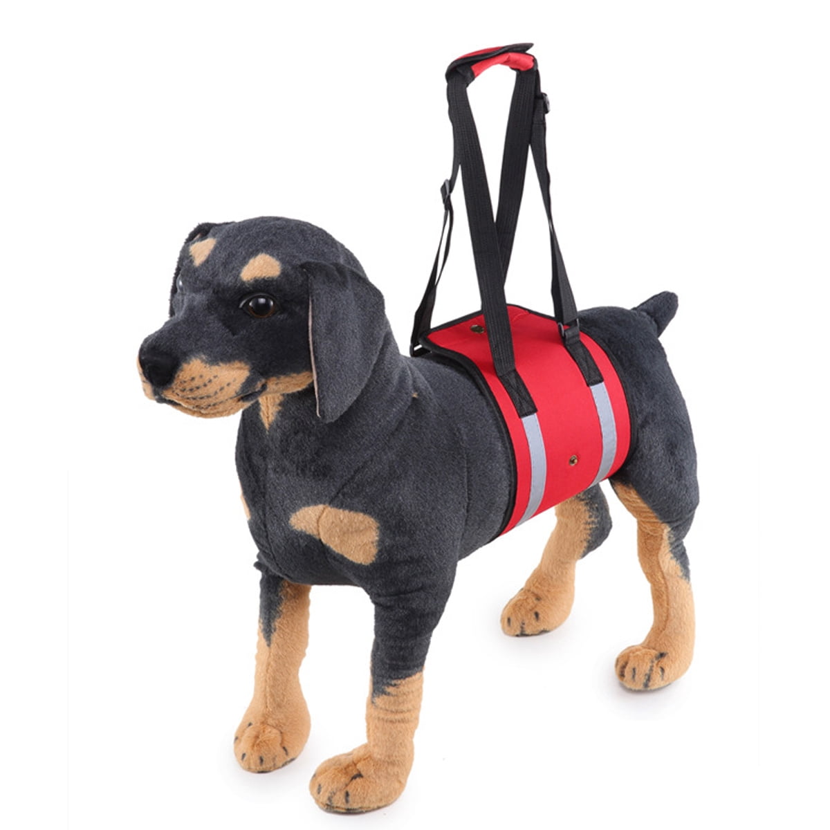 Canine Dog Reflective Sling Carrier Support Back Legs Hip Knee Hock ...