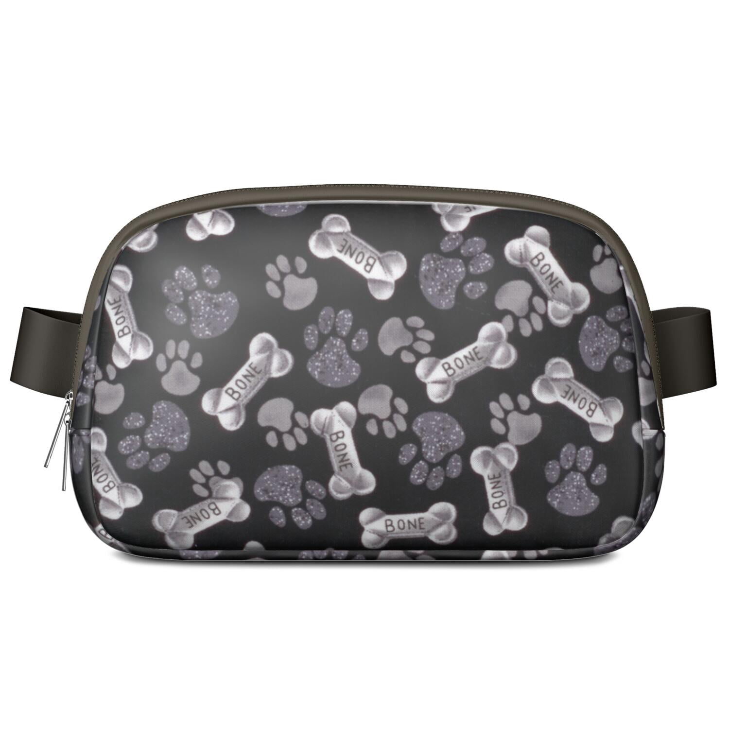 Canine Fanny Pack for Women – Cute Dog Print Waist Bag with Paw Pattern ...