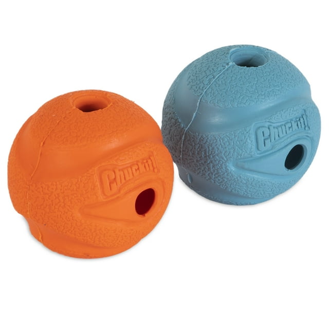 Chuckit! Whistler Ball Dog Toy, Durable, High-Bouncing with Launcher ...