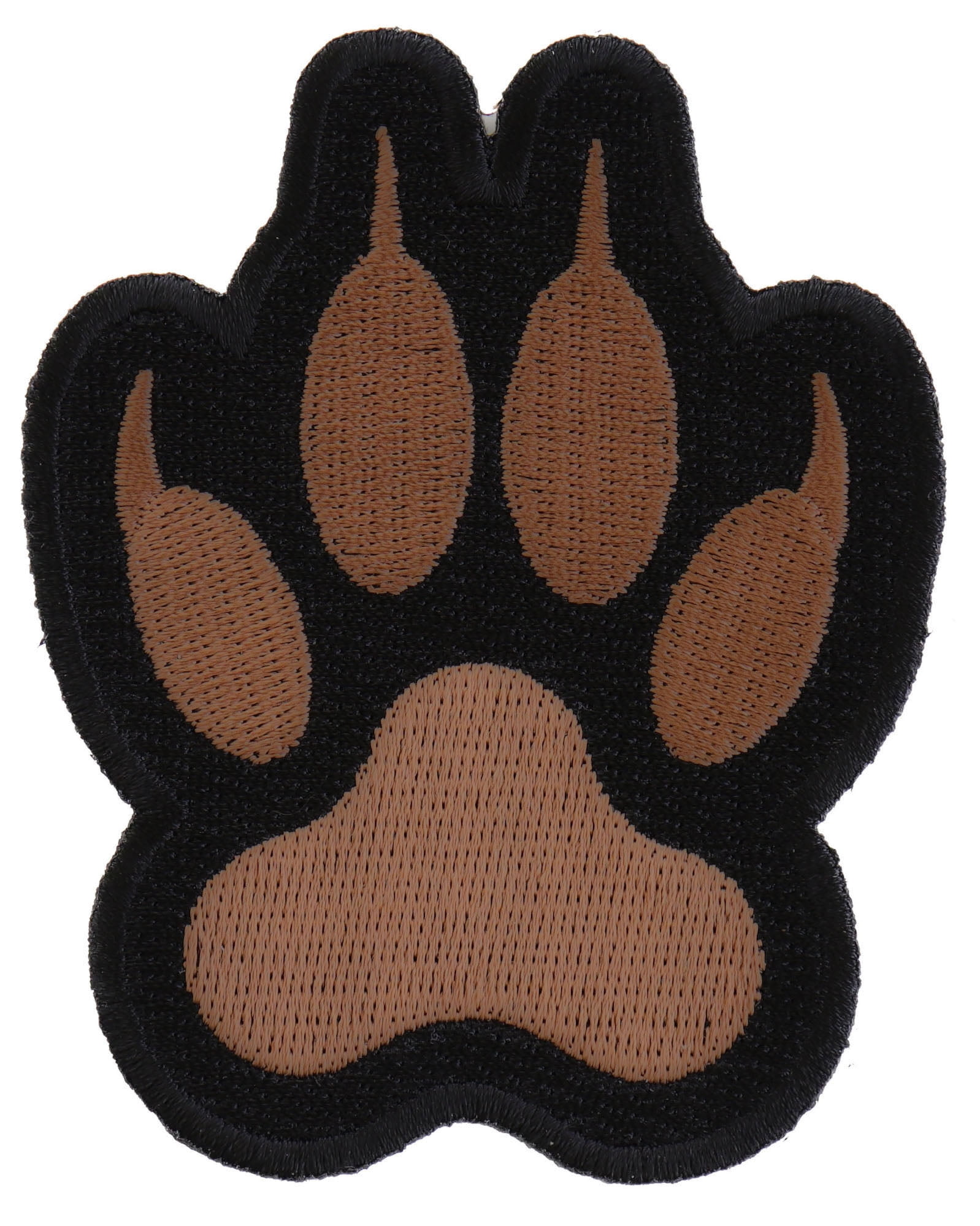 Canine Paw Print Iron on Patch - Walmart.com