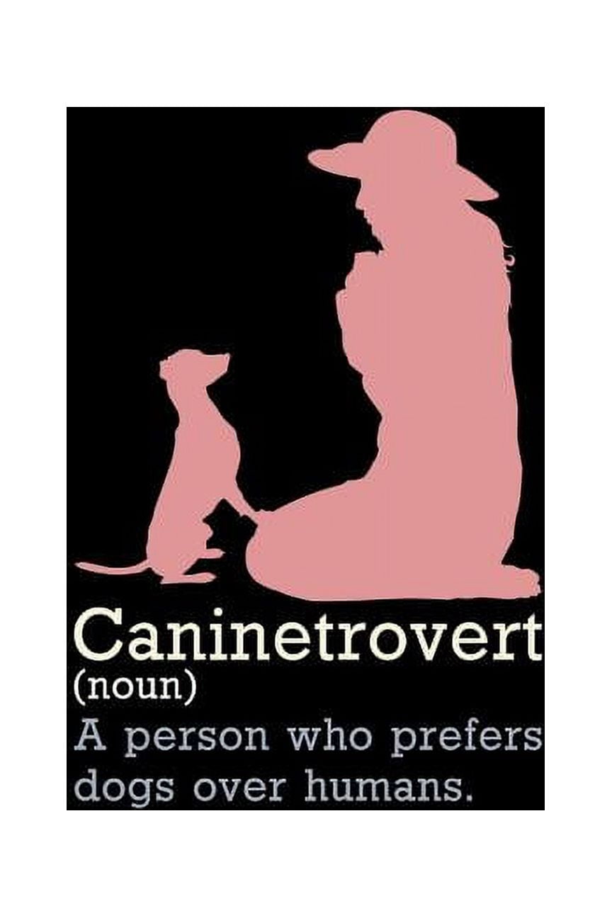 Caninetrovert: 120 Pages I 6x9 I Graph Paper 5x5 I Funny Introvert ...