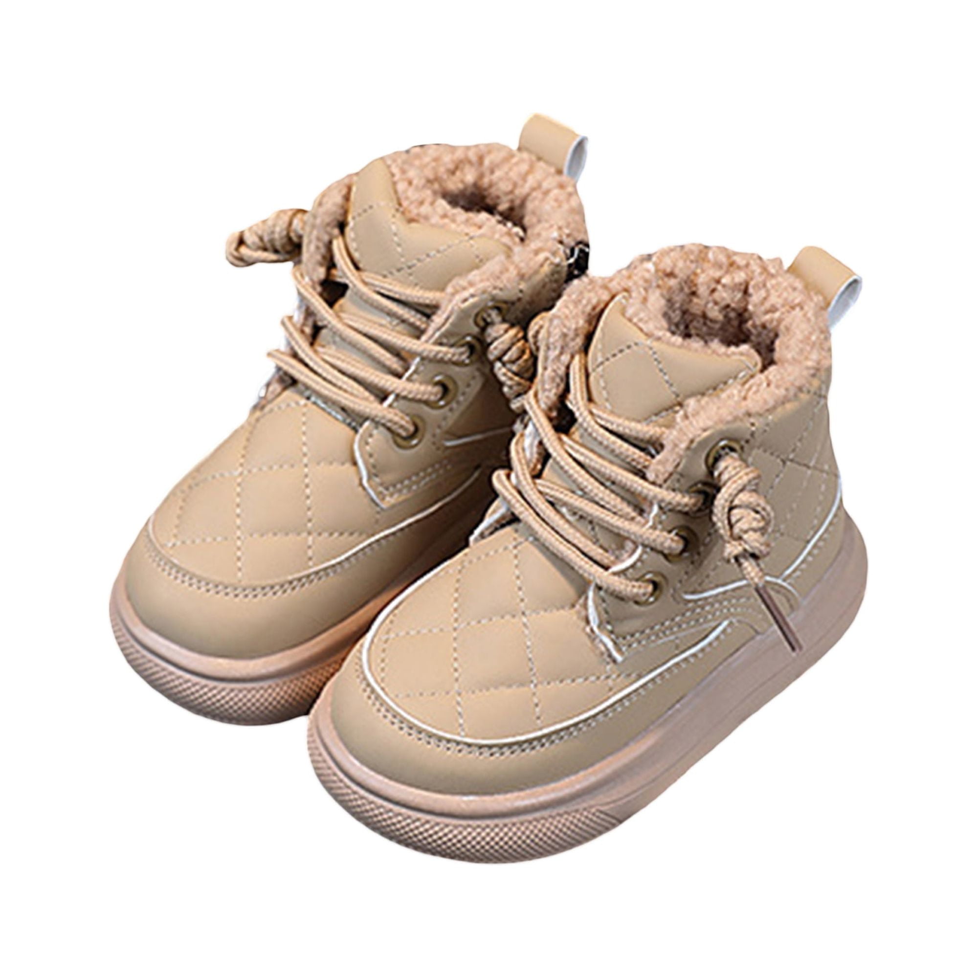 Canis Infant Winter Boots Solid Color Warm Shoes Newborn Snow Boots ...