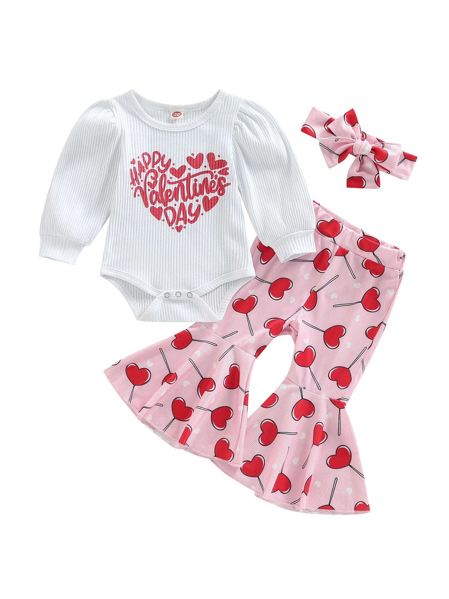 Canis Newborn Baby Girls Cotton Tops Romper Floral Pants 3Pcs Outfits Set Clothes - Walmart.com