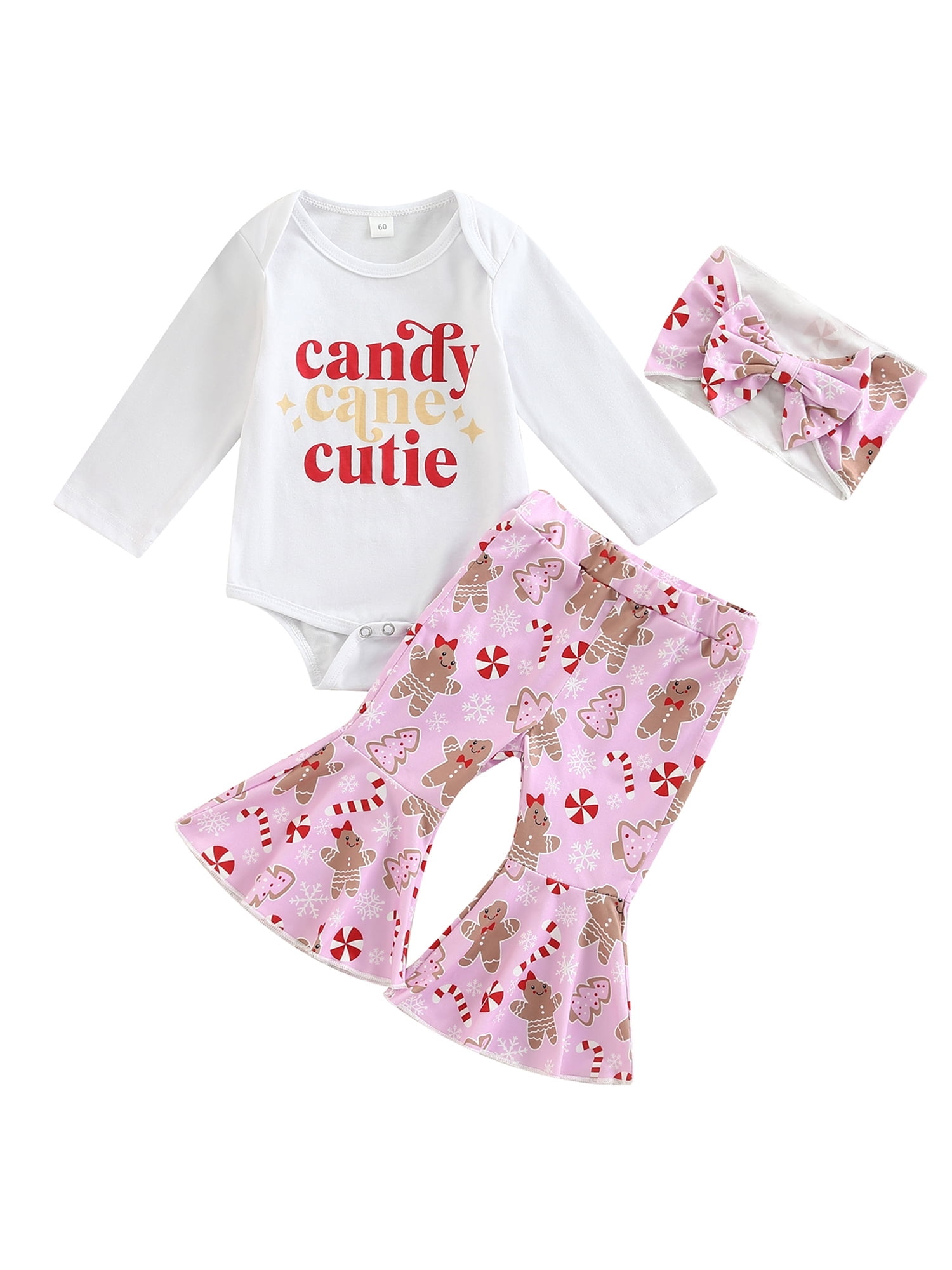 Canis Newborn Baby Girls Cotton Tops Romper Floral Pants 3Pcs Outfits Set Clothes - Walmart.com