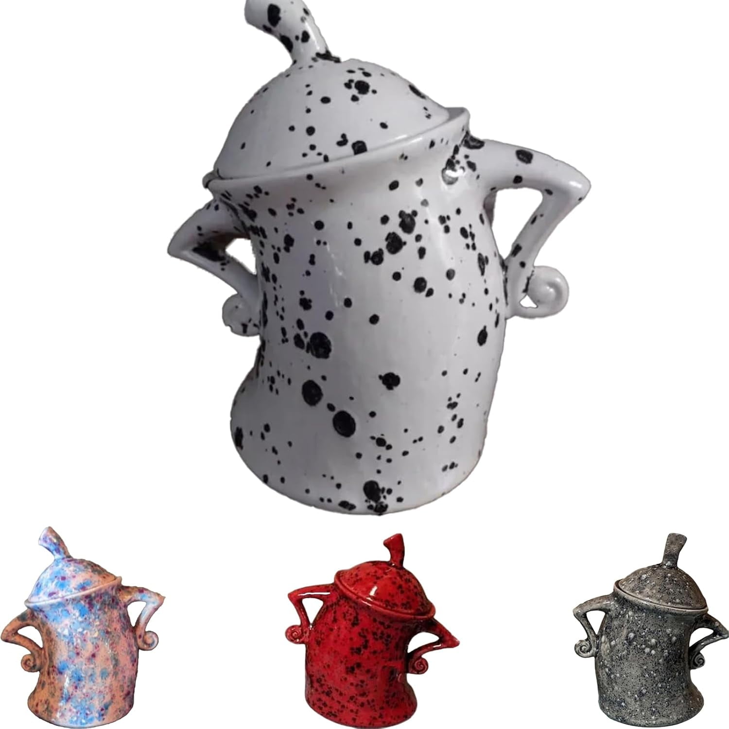 Canister With Attitude，Cute Creative Food Storage Jar with Airtight ...