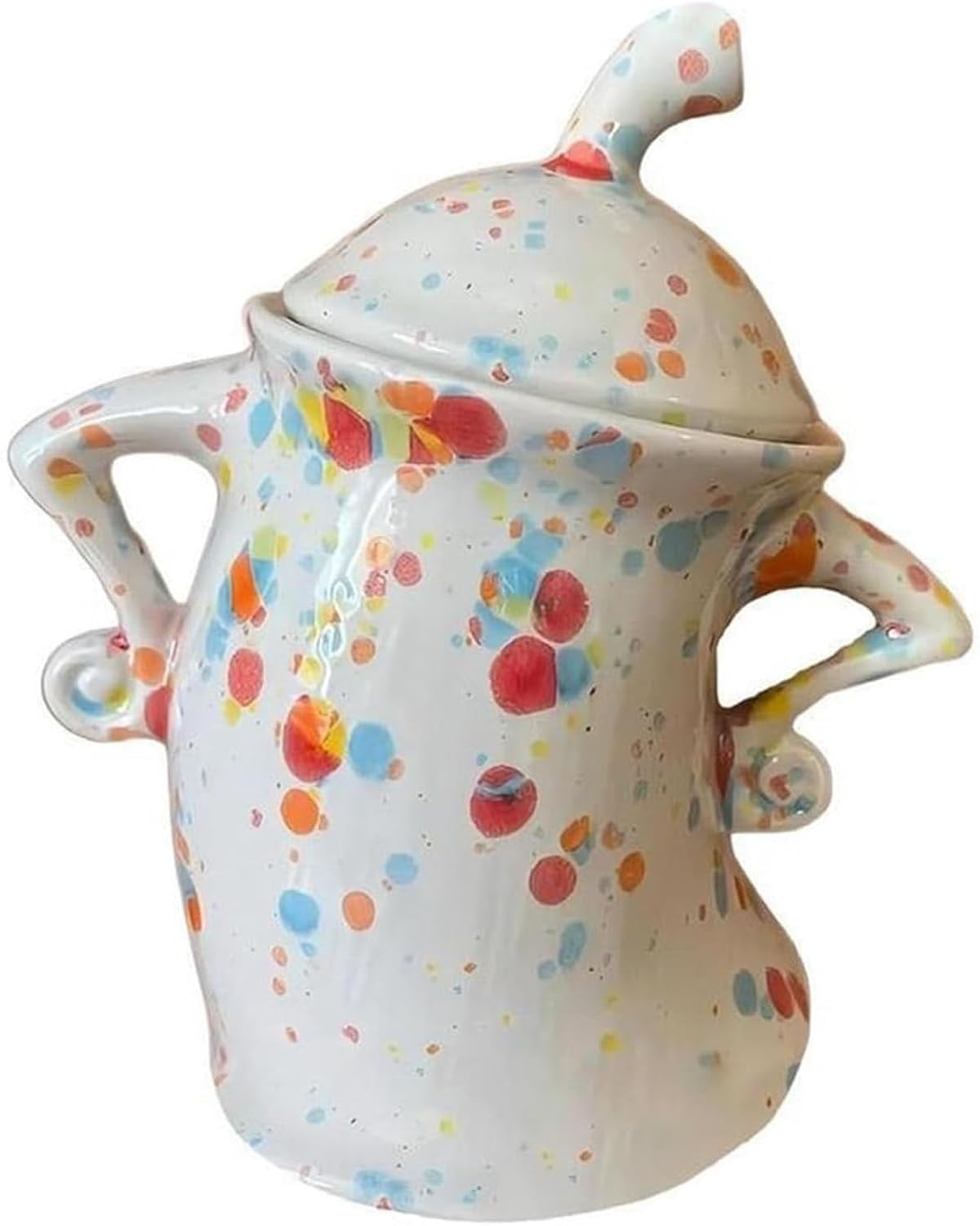 Canister with Attitude, Large Ceramics Jar with Lid, Cute Sassy Tea Pot ...