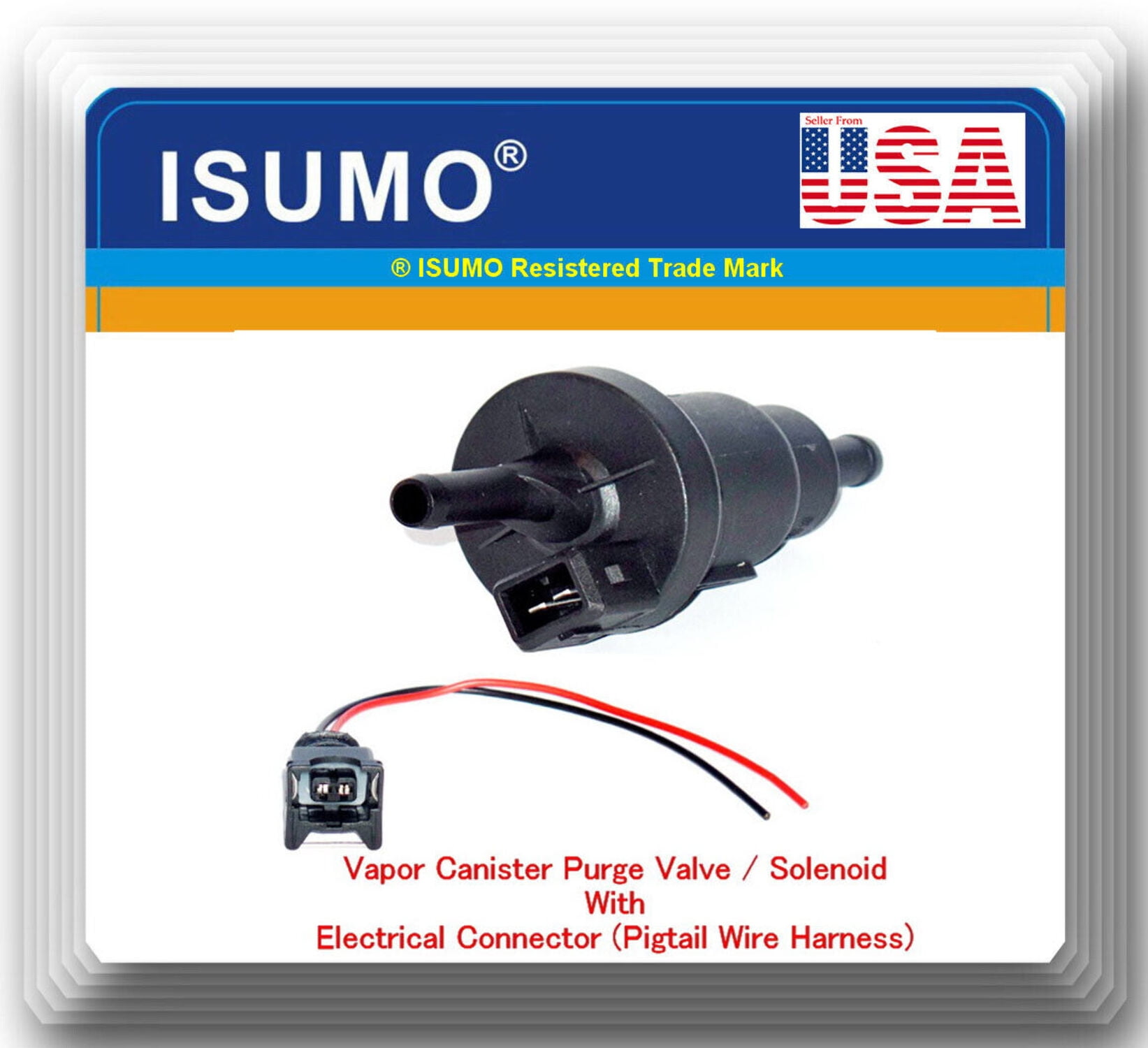 Canister Purge Solenoid/Purge Valve W/ Pigtail Connector Fits Hyundai ...