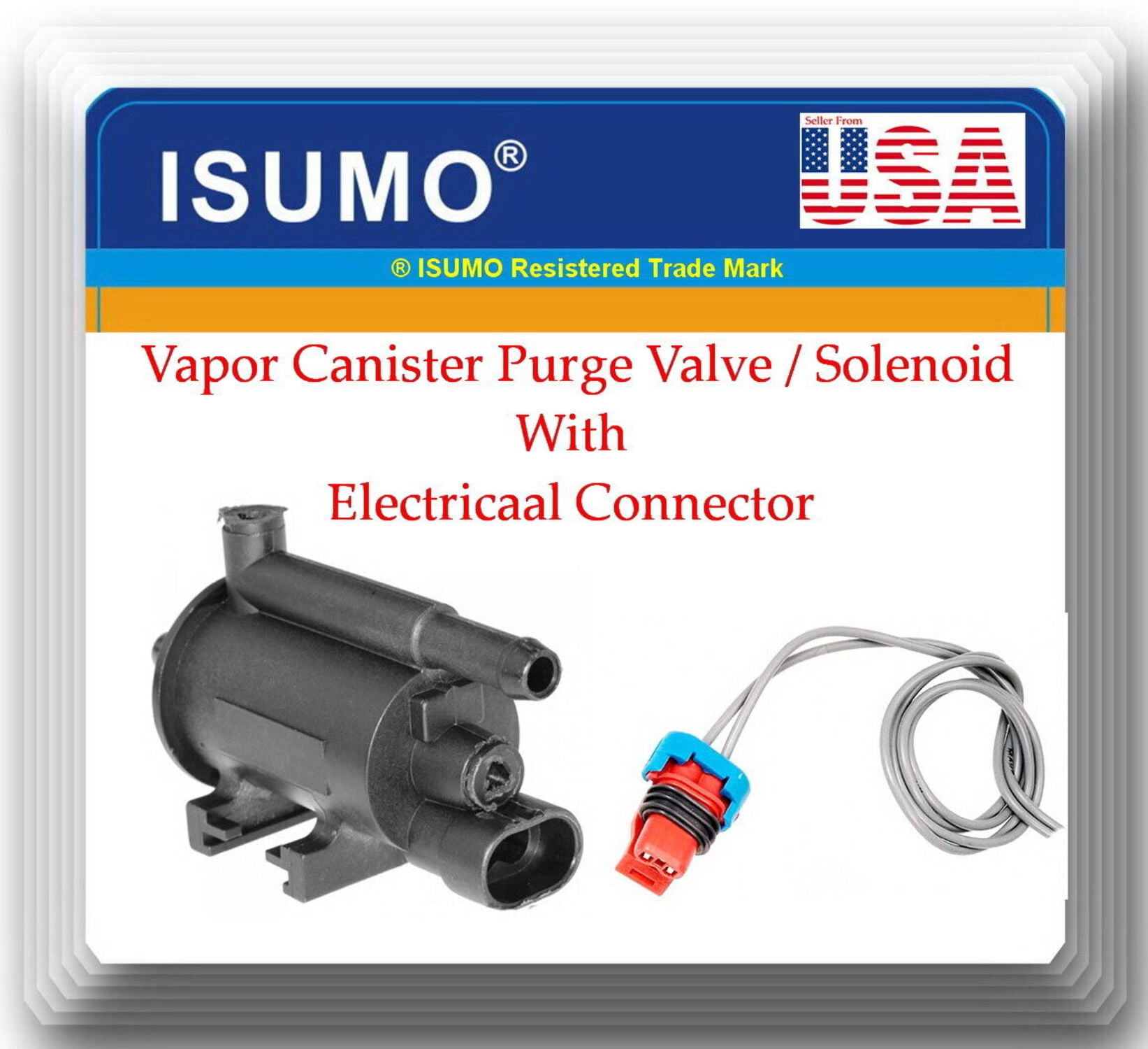 Canister Purge Solenoid/Purge Valve With Connector Fits: Hyundai Kia ...