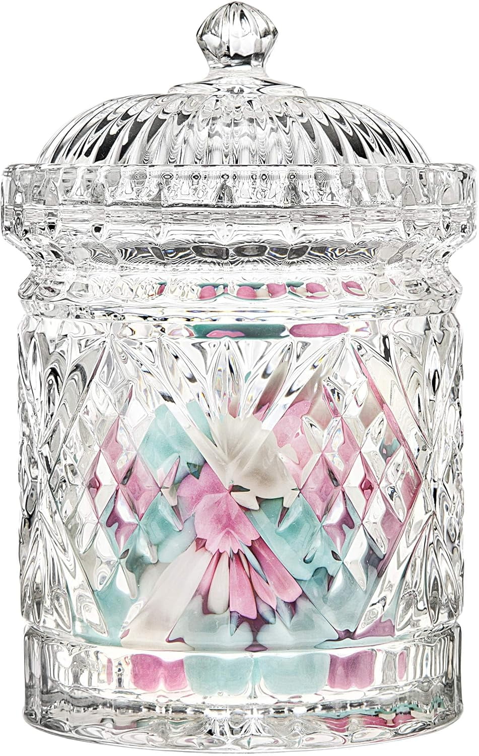 Canister Set, Crystal Glass Canisters Food Storage Candy Jars - Dublin ...