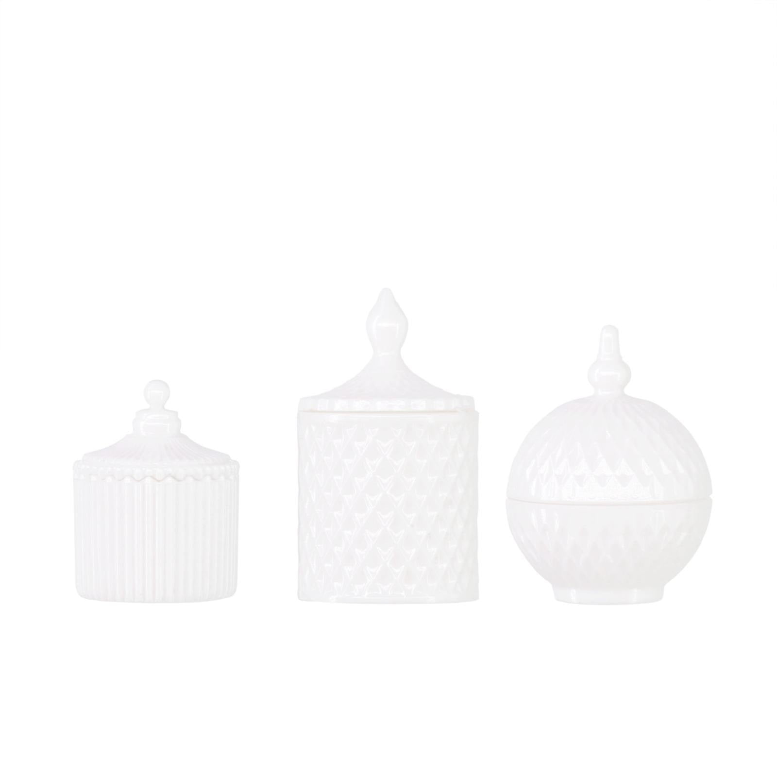 Canisters Sets for The Kitchen, Easeky Miniature Glass Candy Jar Set ...