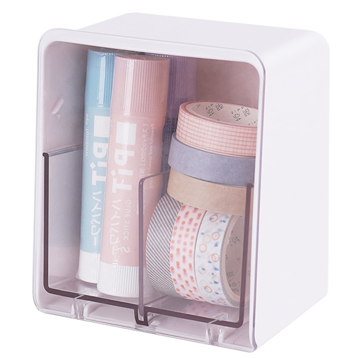 Canisters for Cotton Balls, Dispenser Container Box with 2 Compartments ...