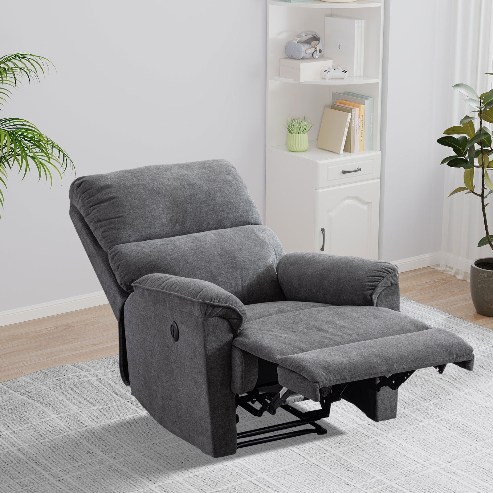 Canmov Electric Recliner Chair, Reclining Sofa Heavy Duty with USB for ...