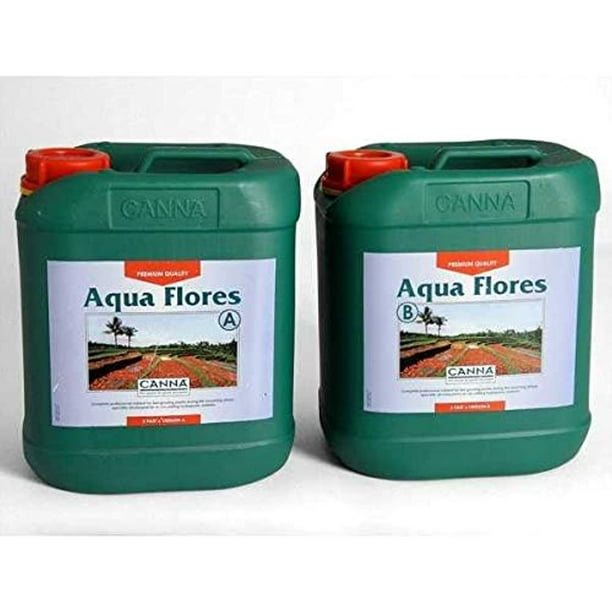 Canna Aqua Flores A+B 5Ltr - Walmart Business Supplies