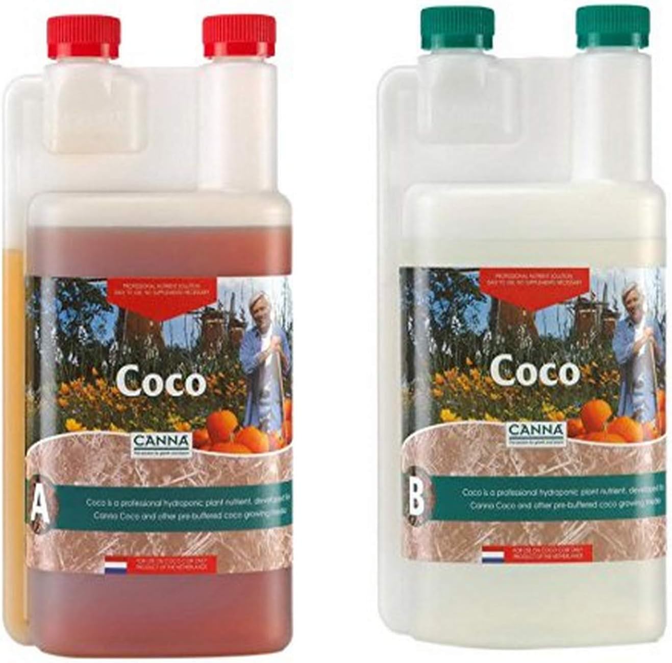 Canna CA1260+CA1270 Coco A & B, 1 L, Set of 2 Plant Growth, White/Brown - Walmart.com