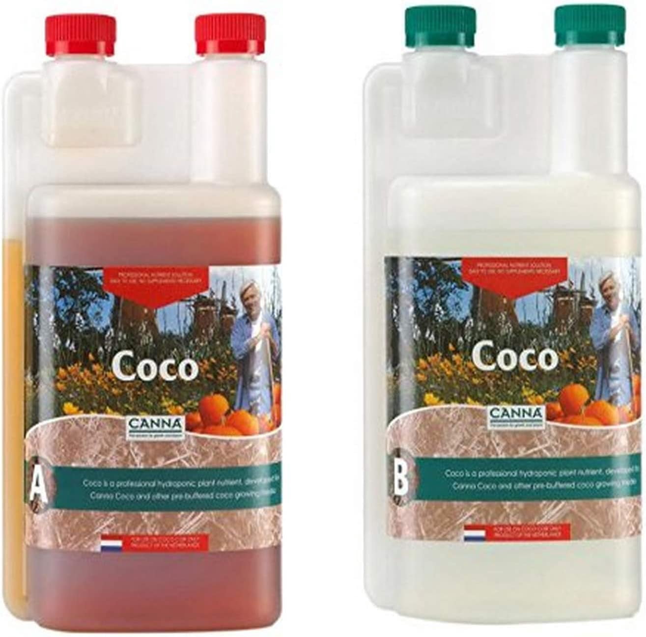Canna Coco A & B 1 Liters 1L Hydroponics Base Nutrients Veg Flower ...