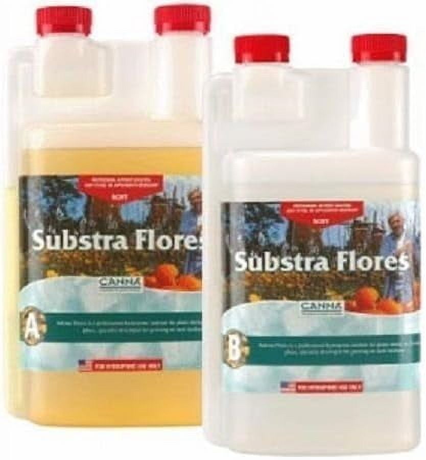 Canna Substra Flores A&B 1 Liter Set (Soft Water) Root Hydroponic ...