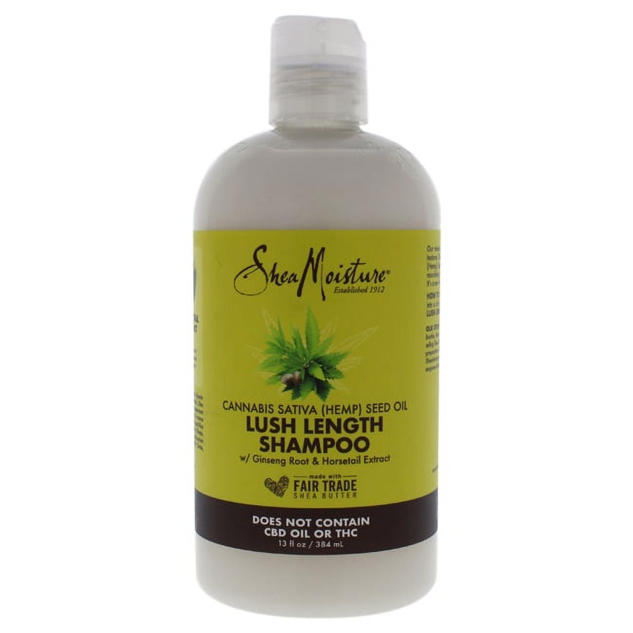 Cannabis Sativa Hemp Seed Oil Lush Length Shampoo by Shea Moisture for ...