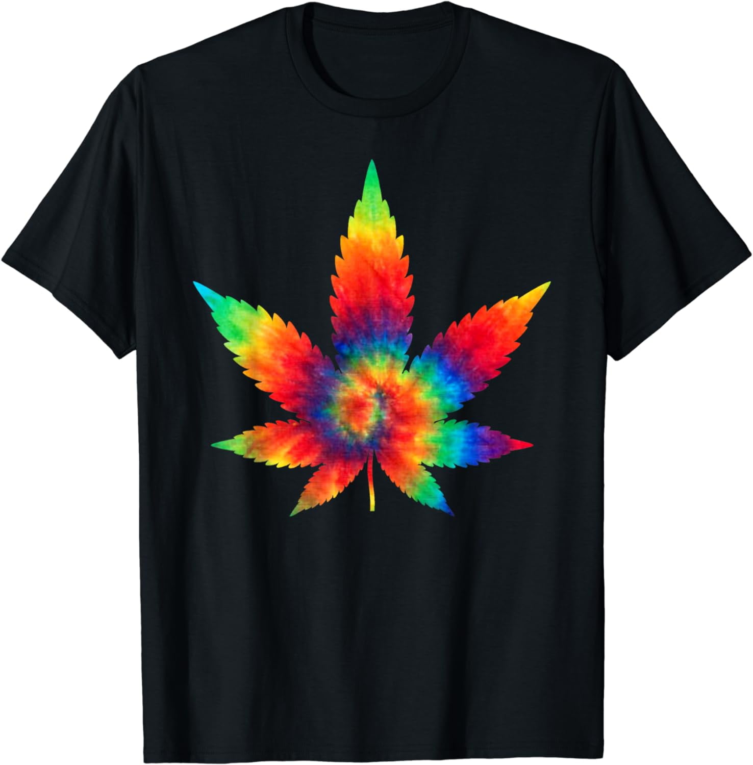 Cannabis T-Shirt - Weed Tie Dye Hippie Stoner Shirt Gift T-Shirt - Walmart.com