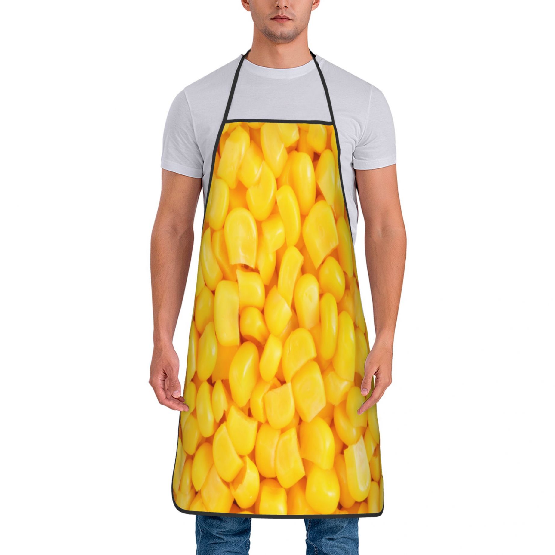 Canned Corn Aprons for Women Men Waterproof Apron Kitchen Chef Cooking ...