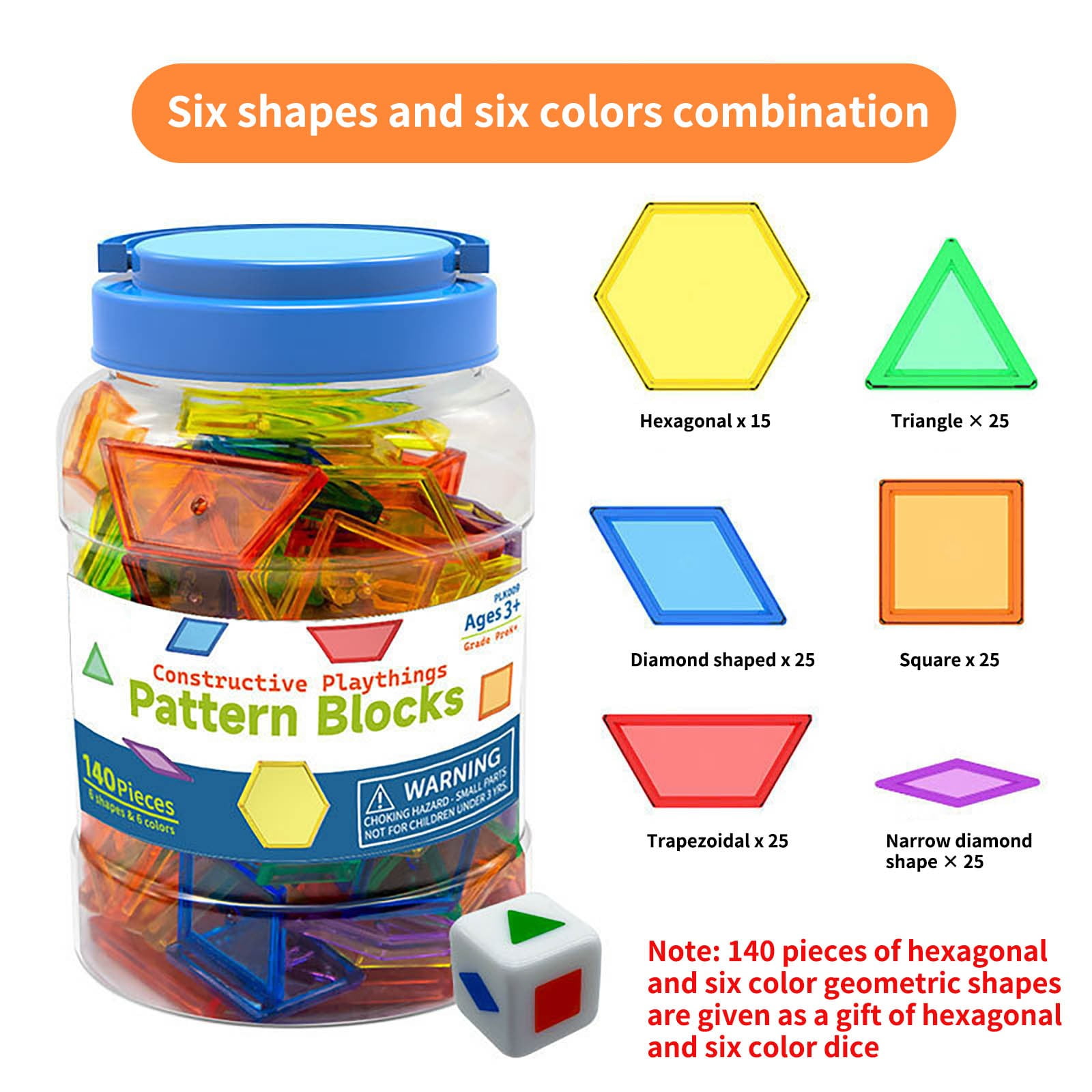Canned Early Education Teaching Aids Solid Geometry Color Shape ...