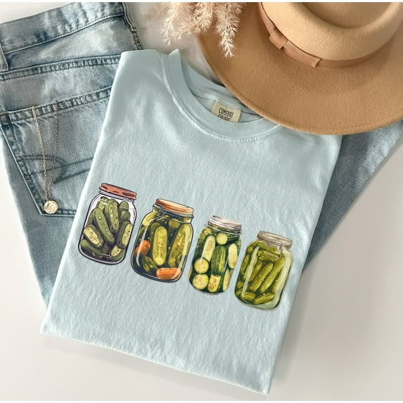 Canned Pickles Shirt, Pickle T-shirt, Pickle Jar Shirt, Canning Season ...