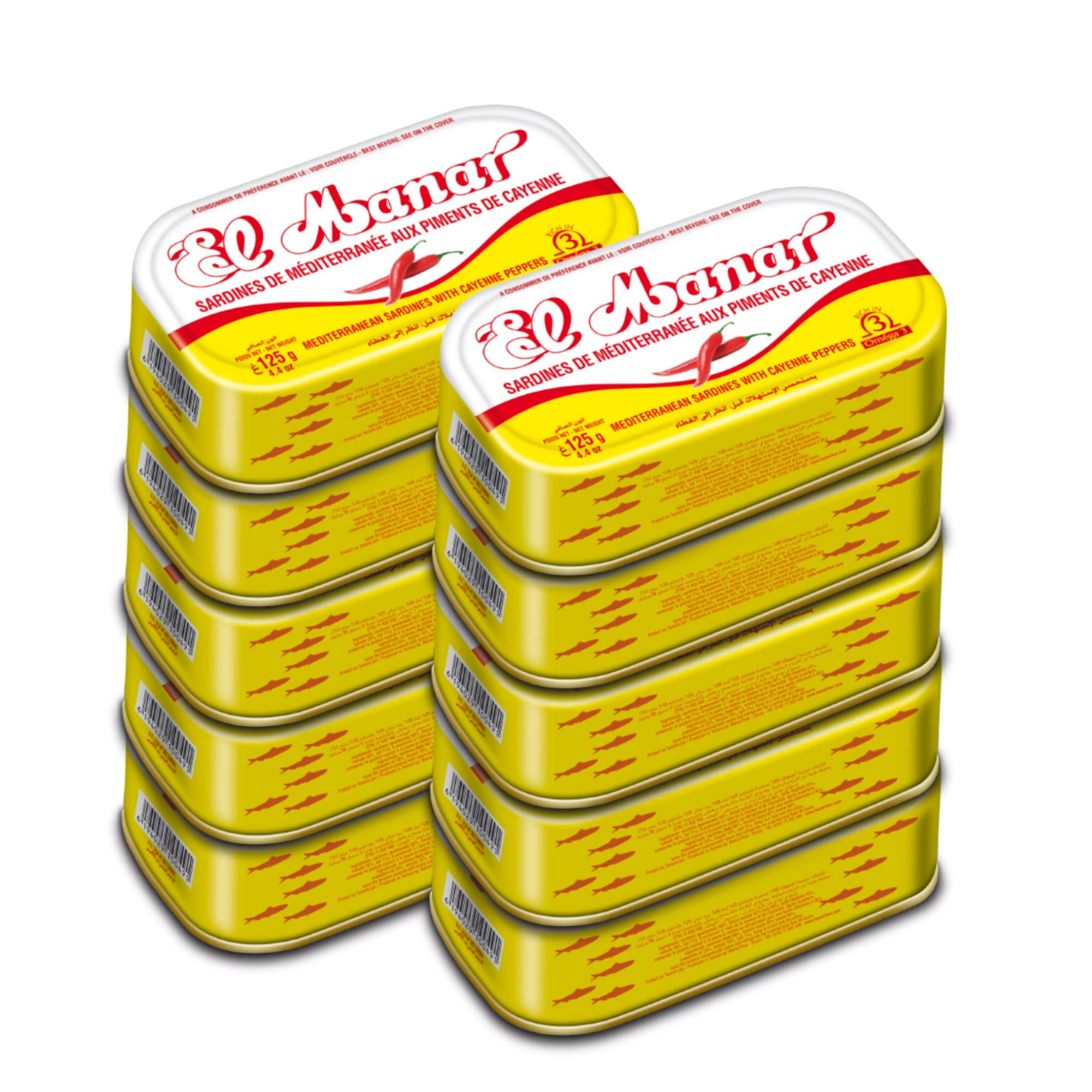 Canned Sardines with Cayenne Pepper - Canned Mediterranean Sardines ...