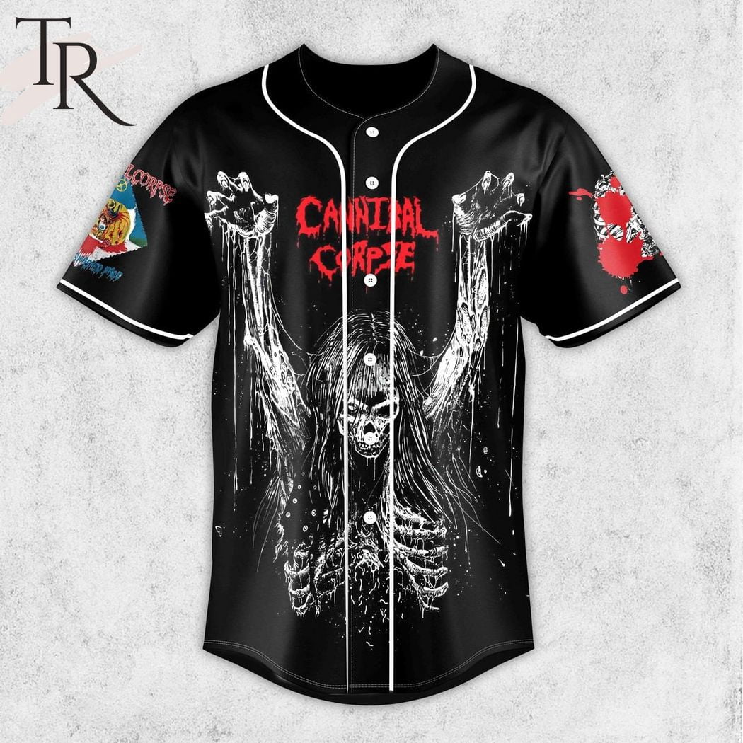 Cannibal Corpse Amon Amarth Metal Crushes All Tour 2024 Baseball Jersey ...