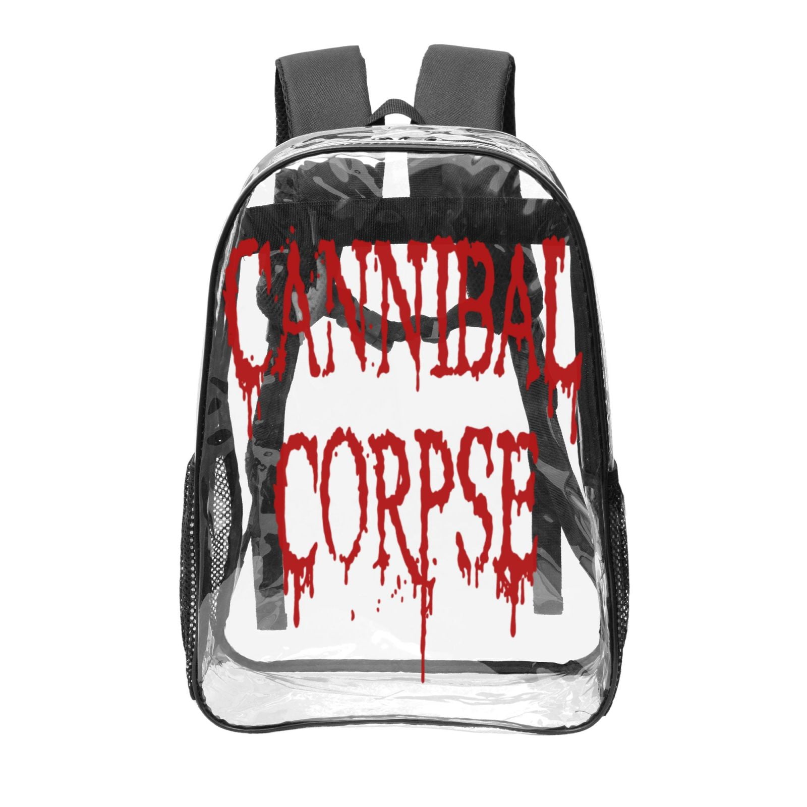 Cannibal Corpse 'Dripping Logo' Transparent Backpack Fashion Travel ...